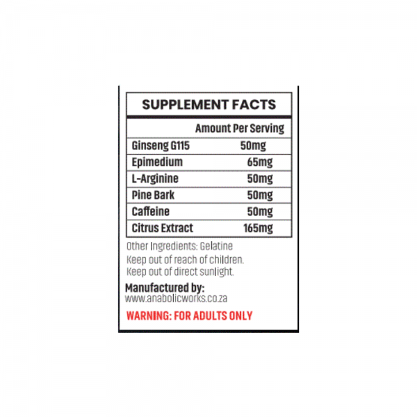 Too Hard Erection Booster - Melanotan South Africa